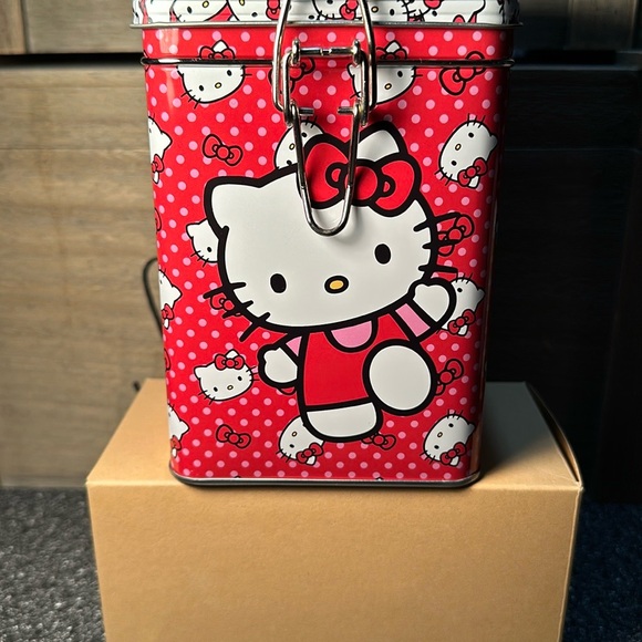 Hello Kitty | Kitchen | Hello Kitty Red Polka Dot Tin Box Kitchen ...